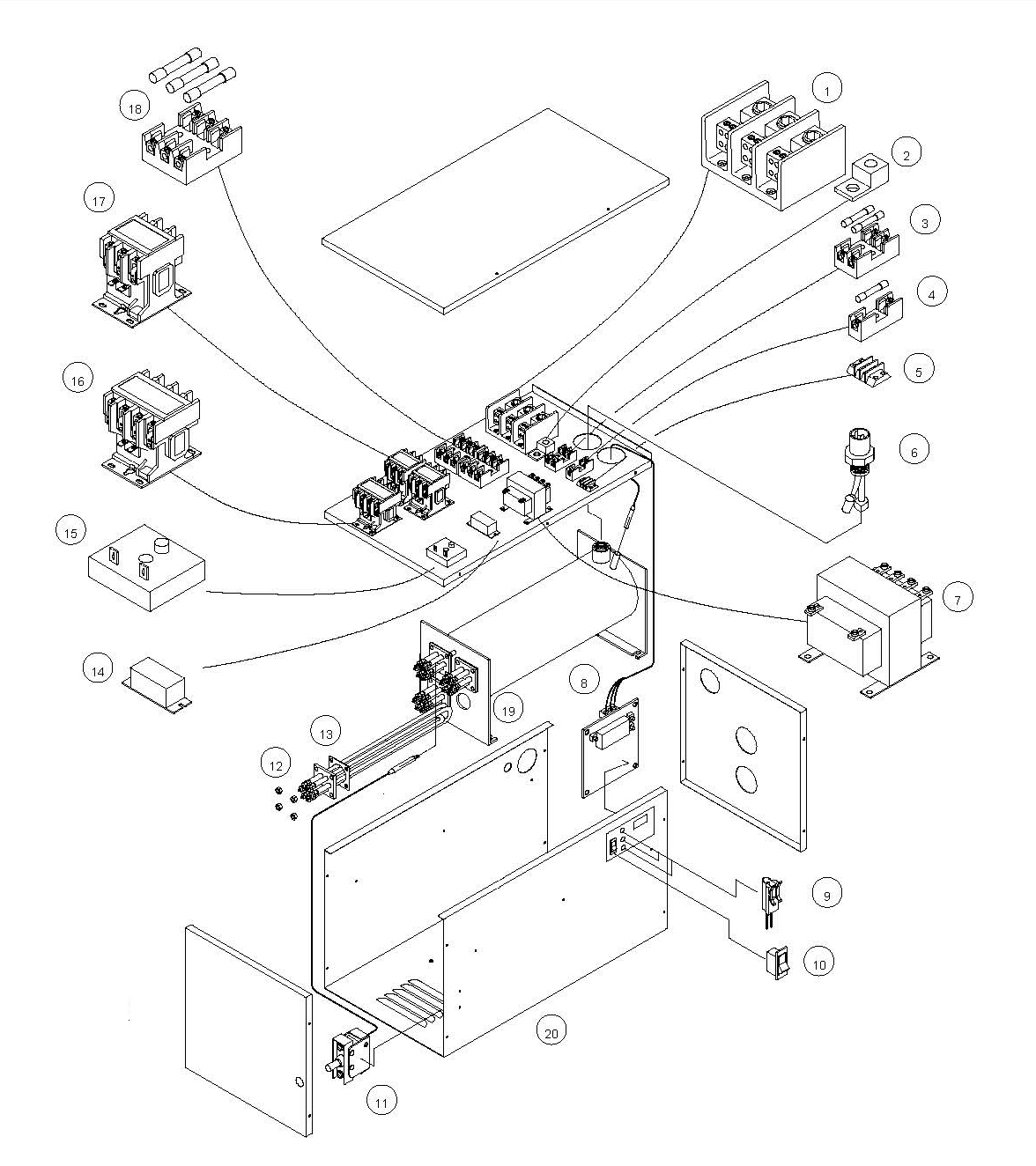 POOL360 | CPH Series Electric Heater 3-Phase 30kW 208V