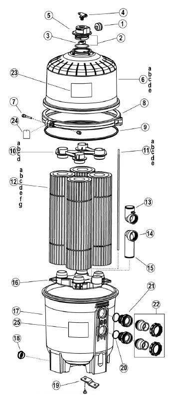 POOL360 | 225 SqFt SwimClear™ Cartridge Filter