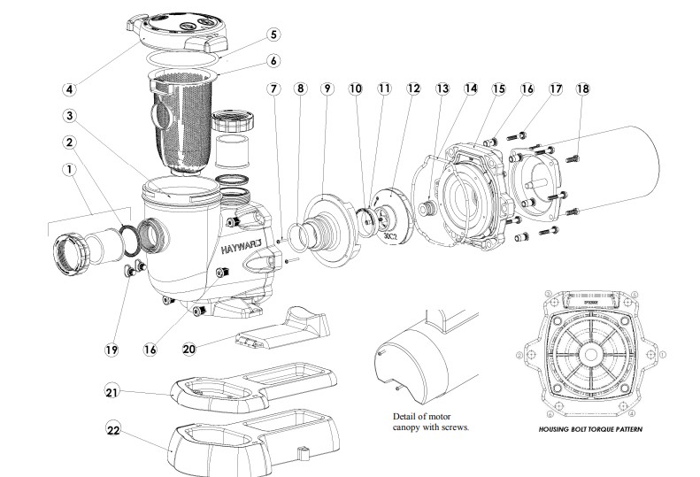 POOL360 | TriStar® Single Speed Energy Efficient Pump .75HP 115/208-230V