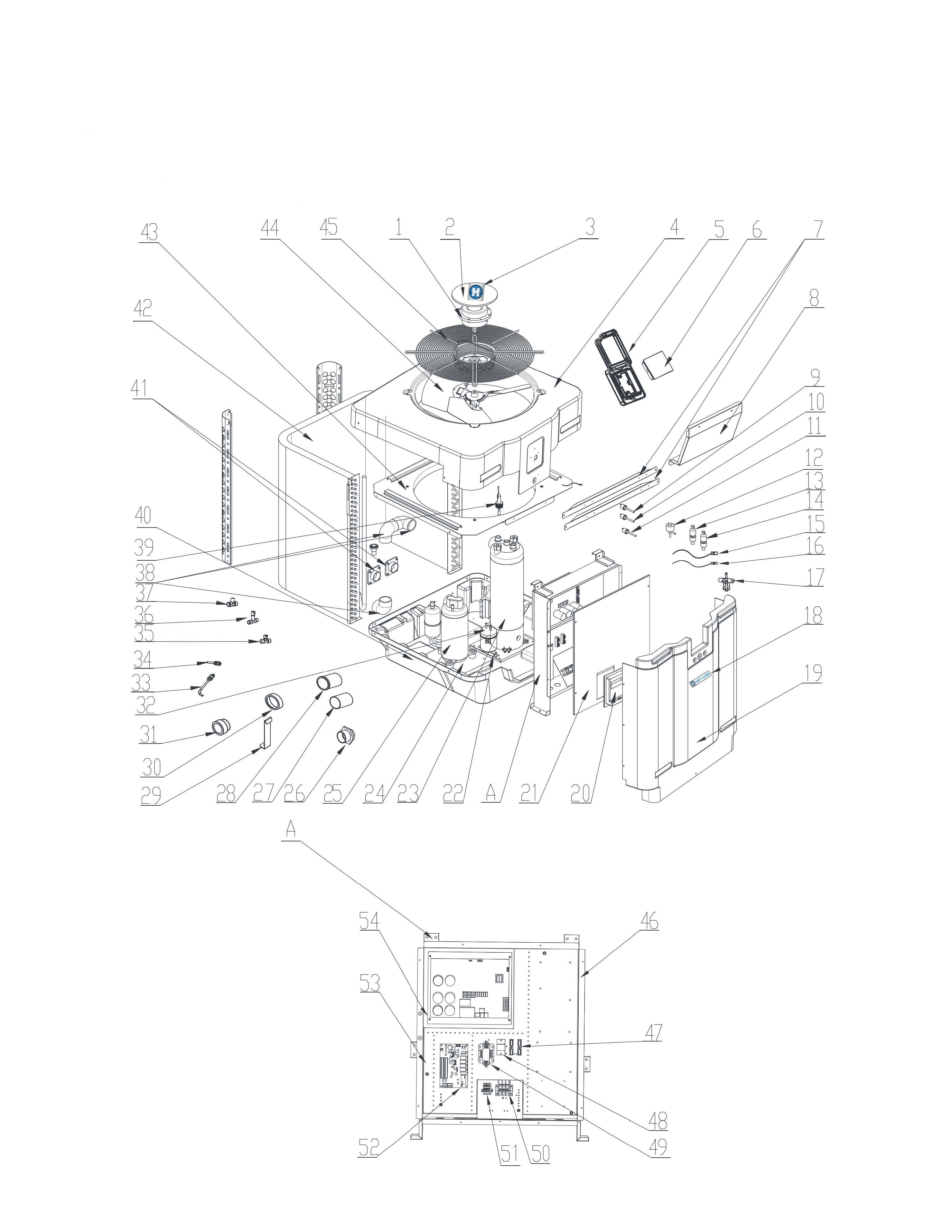 POOL360 | HeatPro® In-Ground Variable Speed Heat and Cool Pump 95K BTU