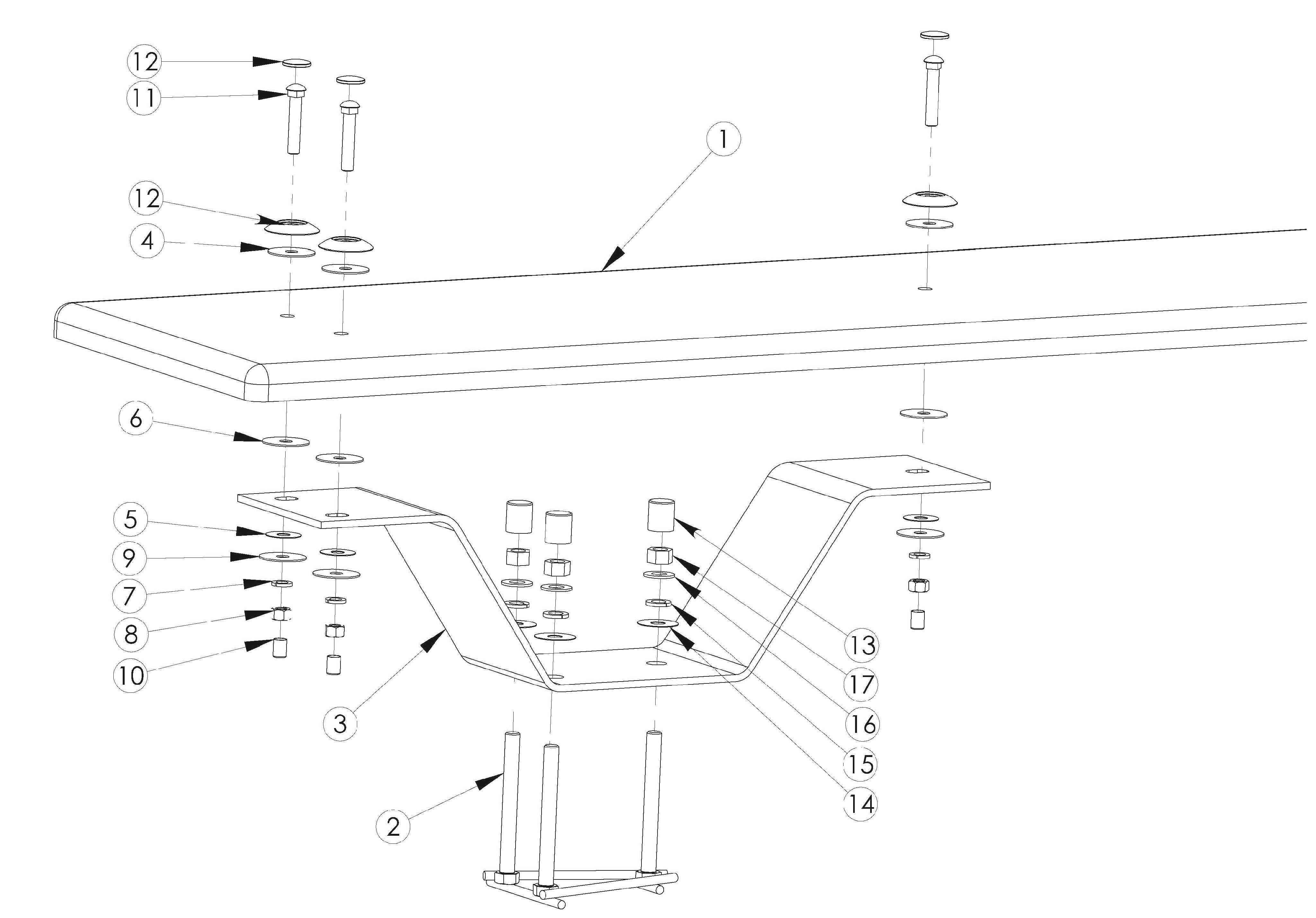 POOL360 | 6' Blue Duro-Spring Diving Board with White Tread