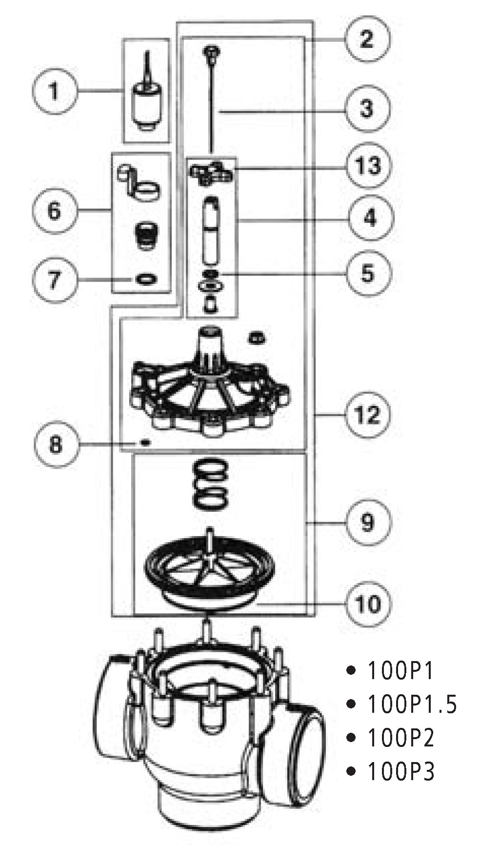 POOL360 | 1.5" Electric 100 Series Valve with Flow Control