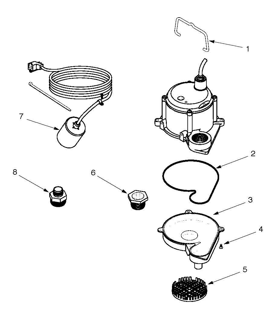 POOL360 | Little Giant 6 Series Basement Sump Pump with 10' Cord .3HP 115V