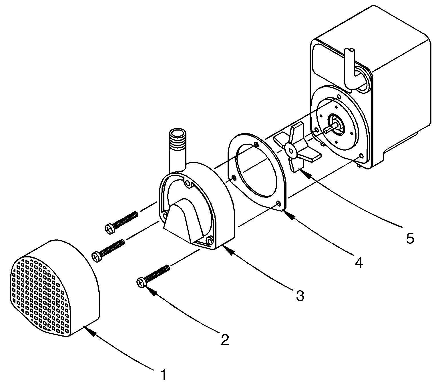 POOL360 | PE-2 Series Epoxy Encapsulated Submersible Pump with 6' Cord 115V