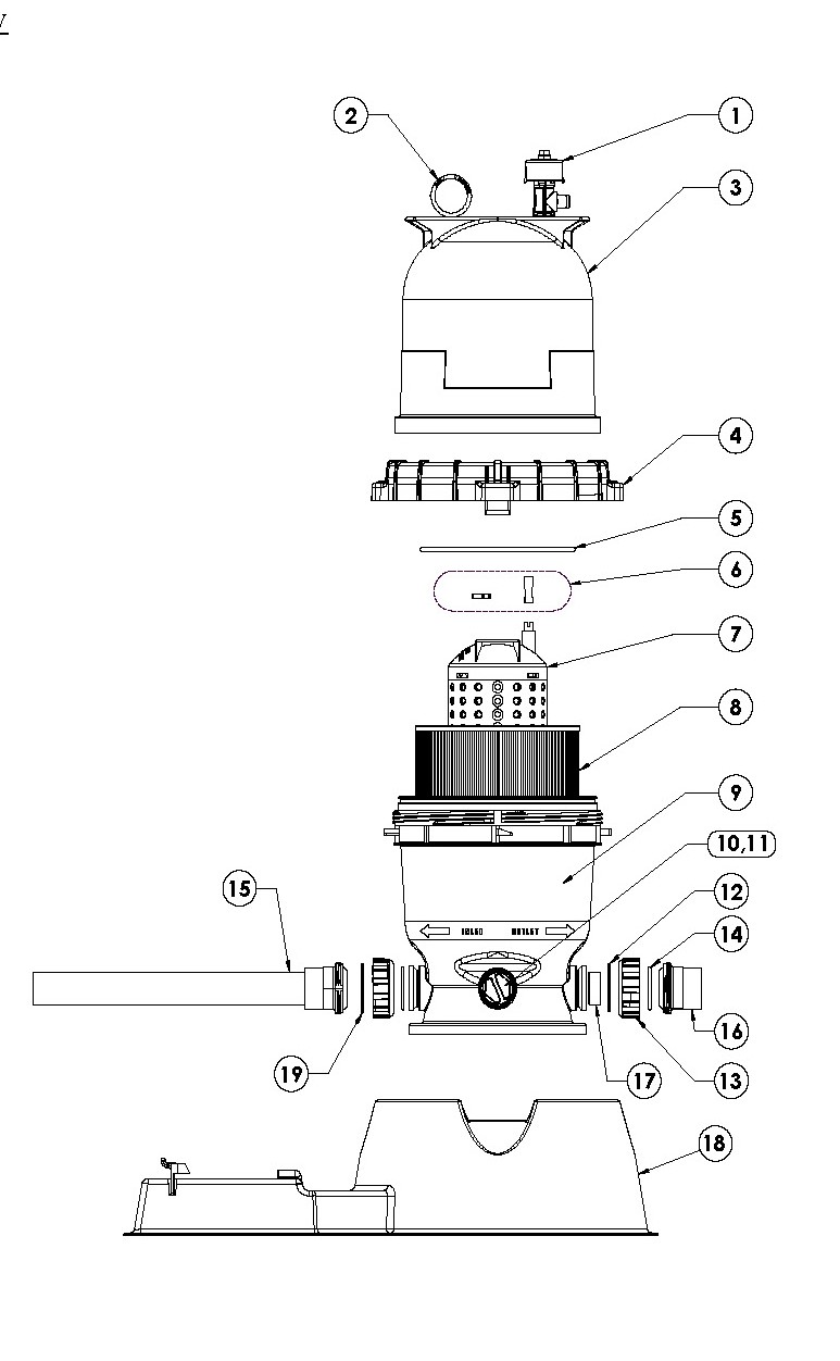 POOL360 | 1 Speed Clean & Clear® CC100 AG Pool Filter System with ...