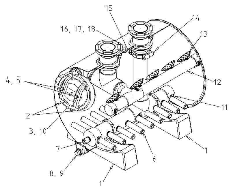 POOL360 | 42" x 72" THS Series Horizontal Sand Filter