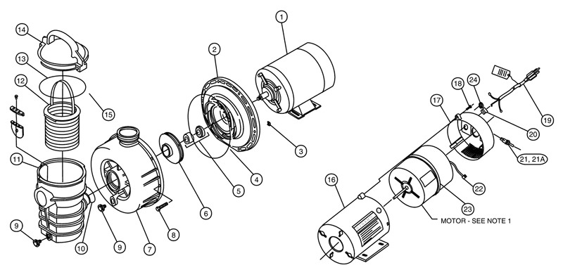 POOL360 | Sta-Rite® Dynamo® Aboveground Pool Pump 1 1/2HP 115V 16 Amp