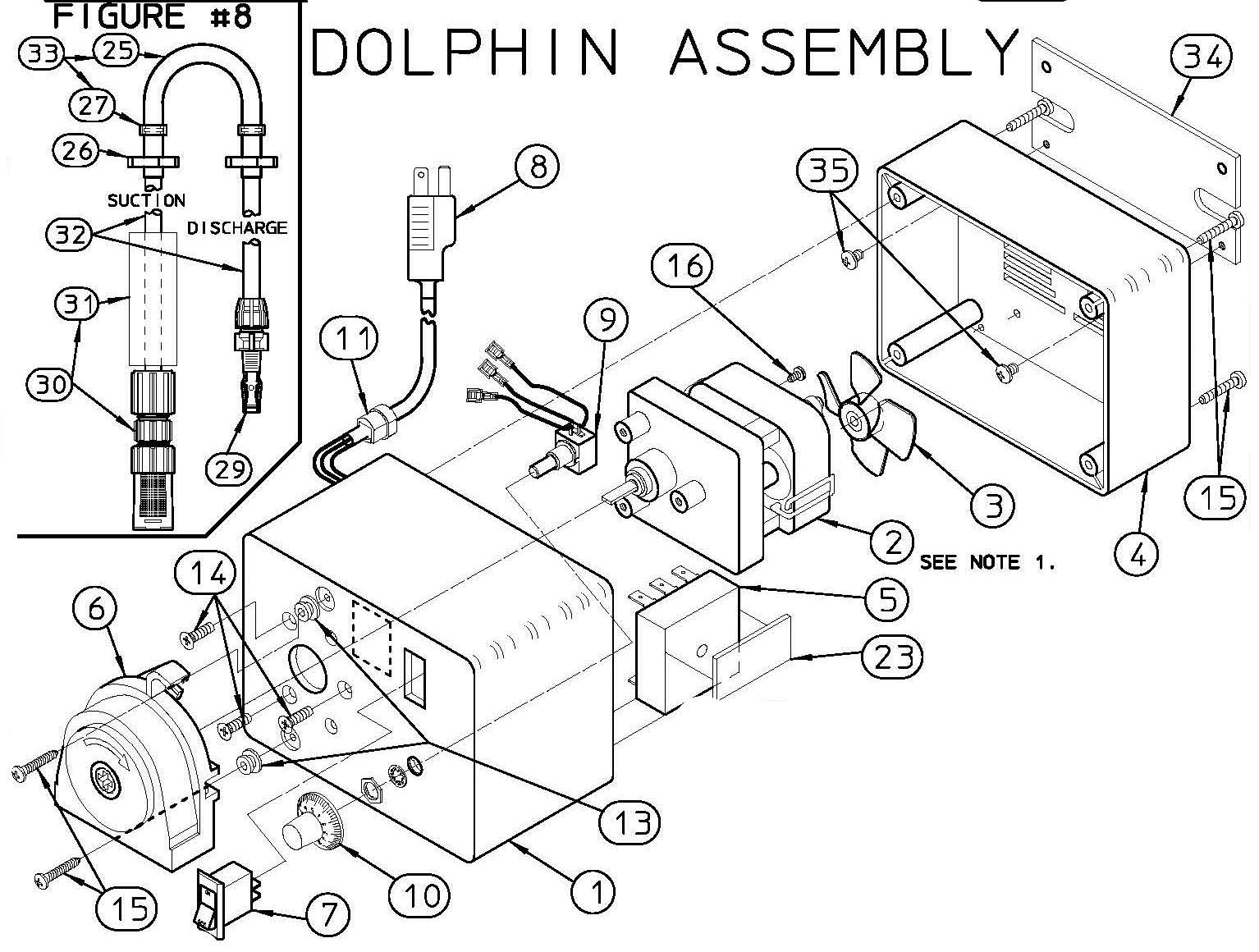 POOL360 | 115V Mec-O-Matic Dolphin UD10 Pump