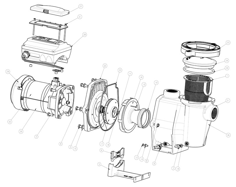 POOL360 | IntelliFlo® VF Variable Speed Pump 3HP 230V