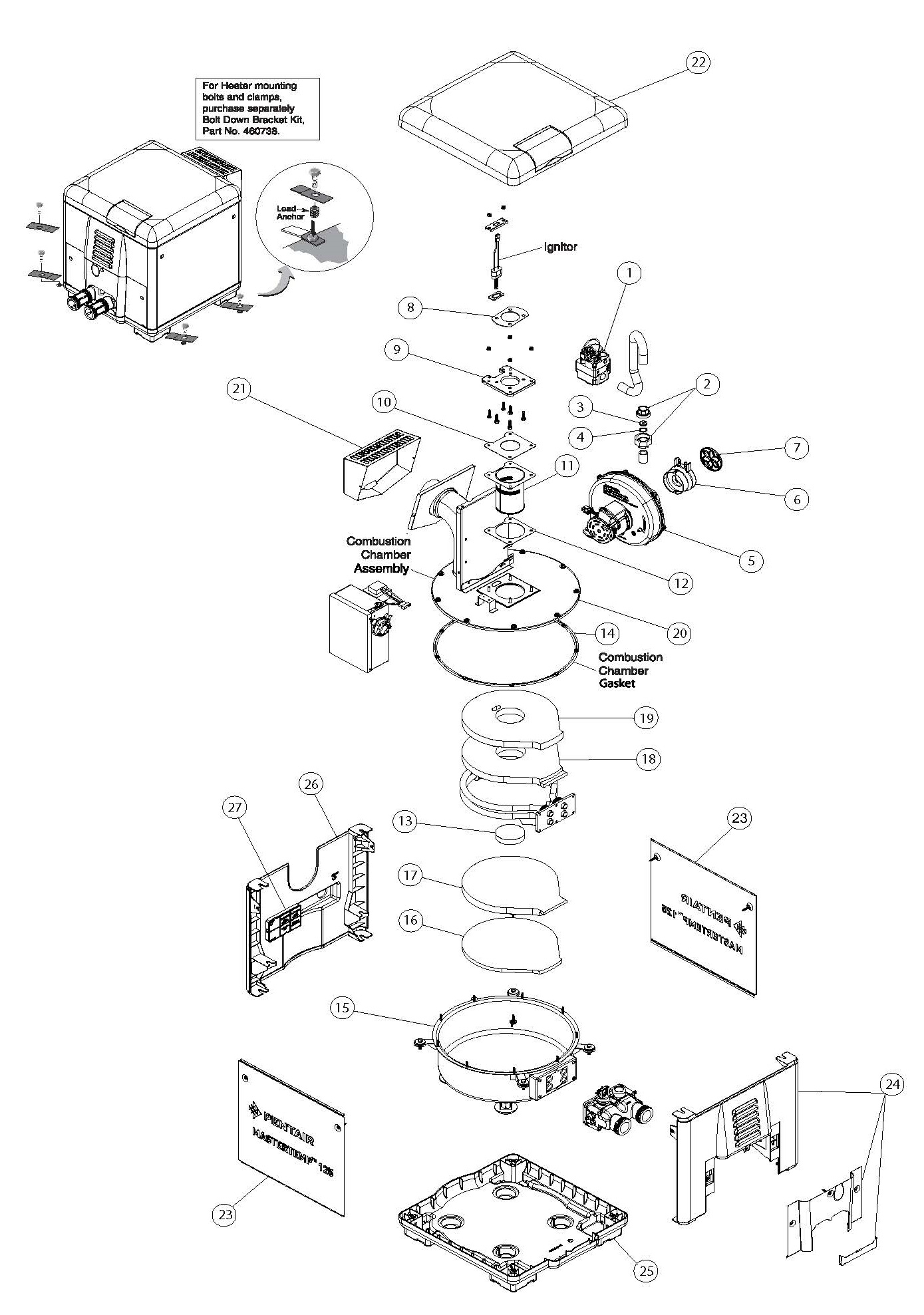 POOL360 | MasterTemp® Liquid Propane High Performance Heater with Cord ...