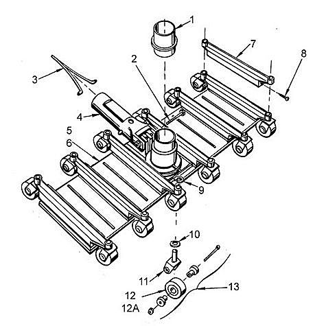 POOL360 | 19'' Flexible Commercial Vacuum Head