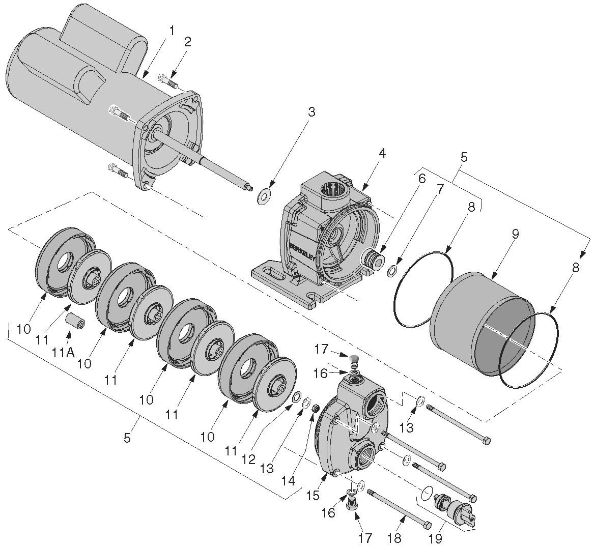 POOL360 | Sta-Rite DSS Series PRO-Storm High Head Centrifugal Pump 2HP