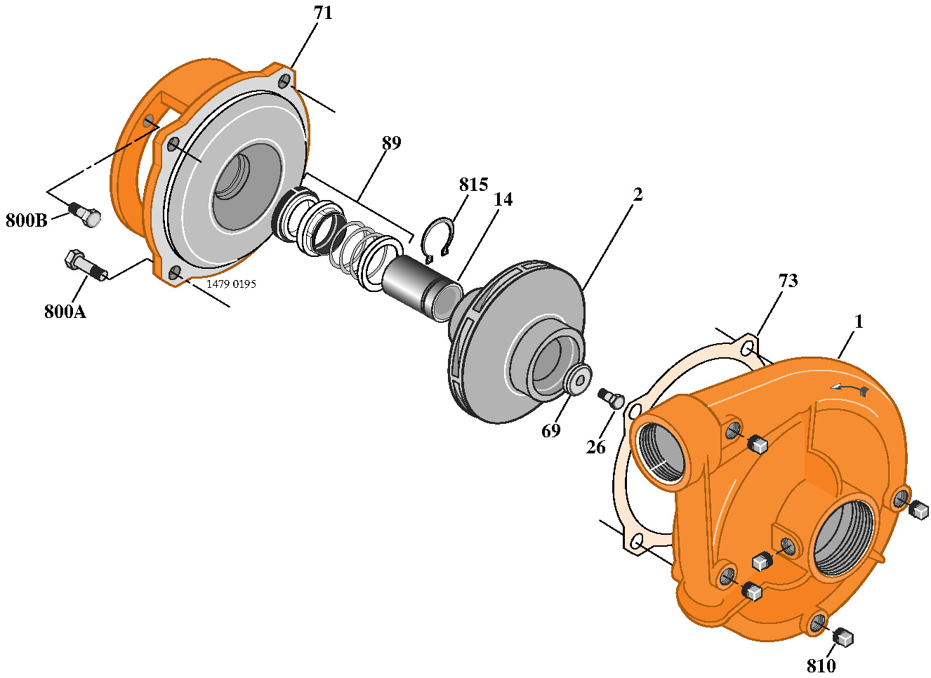 POOL360 | Berkeley B-Series Close Coupled Centrifugal Pump 7.5HP