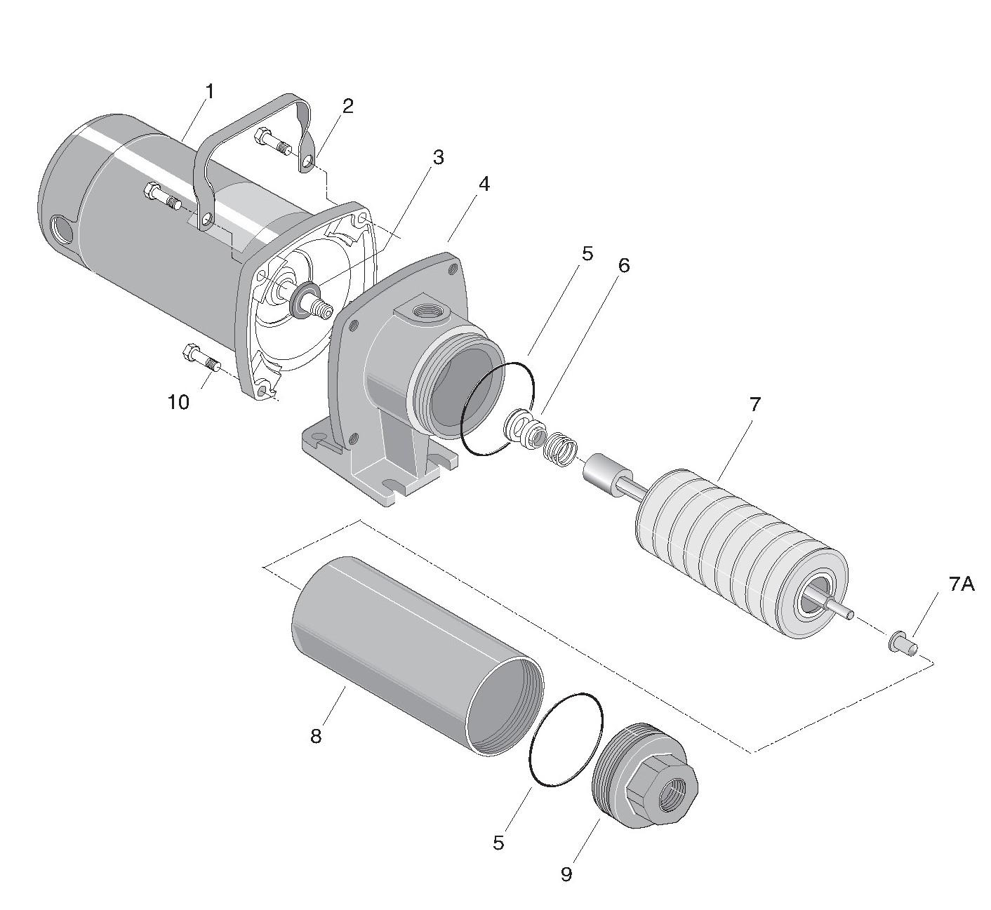 POOL360 | Berkeley MGPS Series High Pressure Booster Pump 1 HP 115/230V