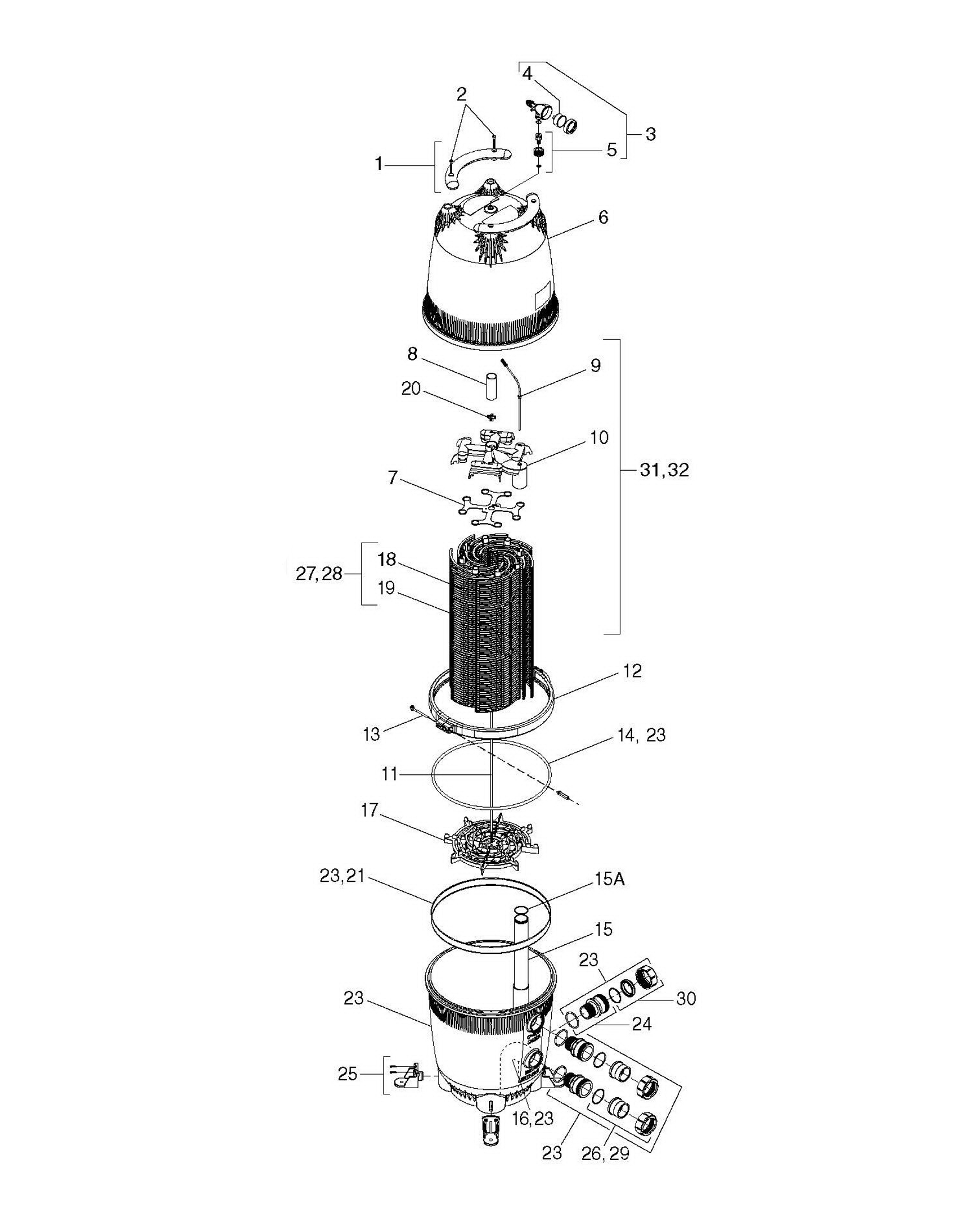 POOL360 | 48 SqFt DEV Series D.E. Filter