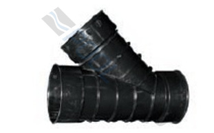 POOL360 | 12" x 6" N-12 Dual Wall Fabricated Reducing Wye