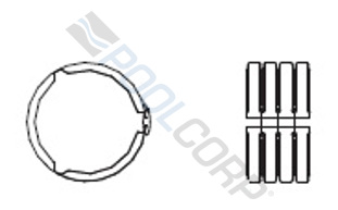 POOL360 | 12" N-12 Dual Wall Split Band Coupler