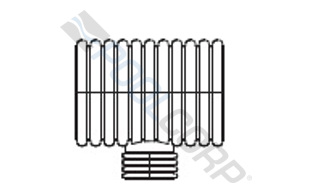 POOL360 | 12" x 12" x 6" N-12 Dual Wall Fabricated Reducing Tee
