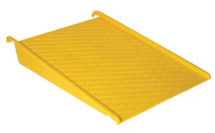 POOL360 | 1/2" X 32" X 8" Yellow HDPE Pallet Ramp