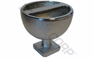 POOL360 | Chrome Plated Brass Cup Anchor for Concrete Pools
