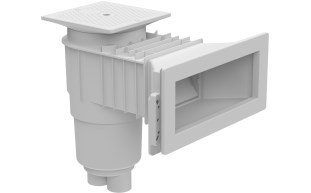 POOL360 | Flow Star White Wide Mouth Skimmer Kit