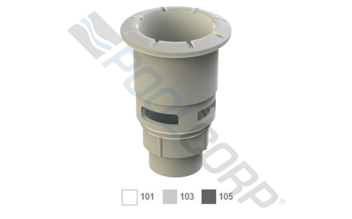 POOL360 | Light Gray AquaThunder Wall Fitting