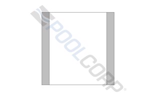 POOL360 | 24" x 24" Sand Desertlock® Double Sided Bullnose Coping