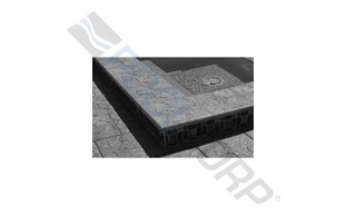 POOL360 | 24" x 24" Sand Desertlock® Adjacent Sided Bullnose Coping