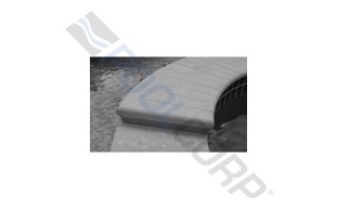 POOL360 | 4" x 16" Tan Shellock® Triple Sided Bullnose Coping