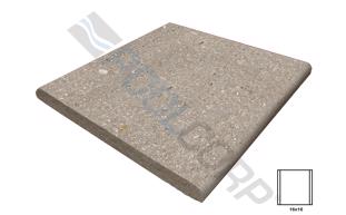 POOL360 | 16" x 16" Cafe Shellock® Double Sided Bullnose Coping