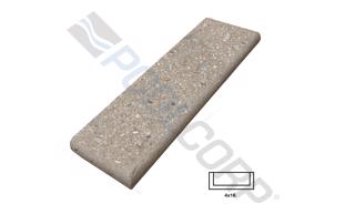 POOL360 | 4" x 16" Cafe Shellock® Triple Sided Bullnose Coping