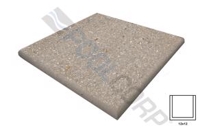 POOL360 | 12" x 12" Cafe Shellock® Triple Sided Bullnose Coping