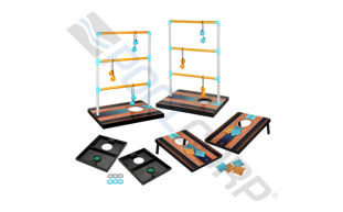 POOL360 | Triple Play Cornhole 3-in-1 Bean Bag Toss Game Set