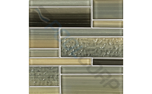 POOL360 | Bamboo Glass Blend Random Tile Twilight Gray