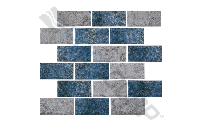 POOL360 | 2" x 4" Inaka Tile Subway Blue