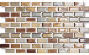 POOL360 | 1/2" x 1" Tile Serenity Autumn Leaves Stagger Joint