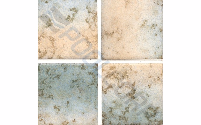 POOL360 | 3" x 3" Marble Tile Regal Tan/Blue