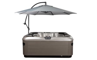 POOL360 | Light Ash Weathershield Spa Side Umbrella