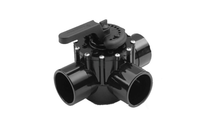 POOL360 | 2.50" 3-Port CPVC Solar Valve With Drain-Down