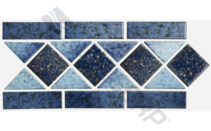 POOL360 | Fiji Tile Bay Blue Border