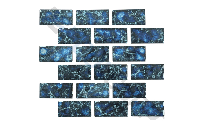 POOL360 | 1" x 2" Meridian Tile Cobalt Mosaic