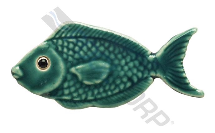 POOL360 | 4" x 2" Teal Fish Pool Tile