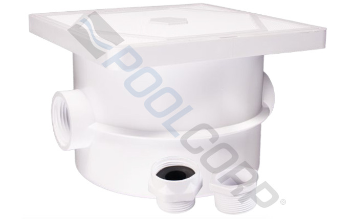 POOL360 | Deck Mount Pool Electrical Junction Box White
