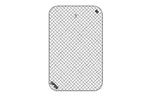 POOL360 | Steel Checker Plate Cover