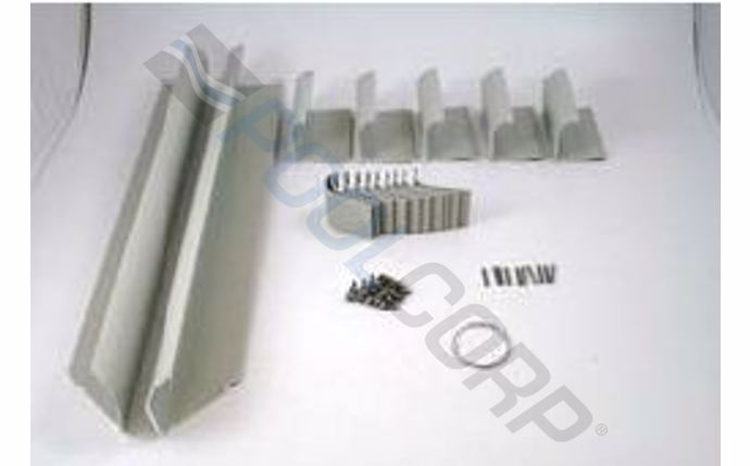 POOL360 | 20" x 40" Vinyl Liner Coping Clip-on Kit Rounded Edge