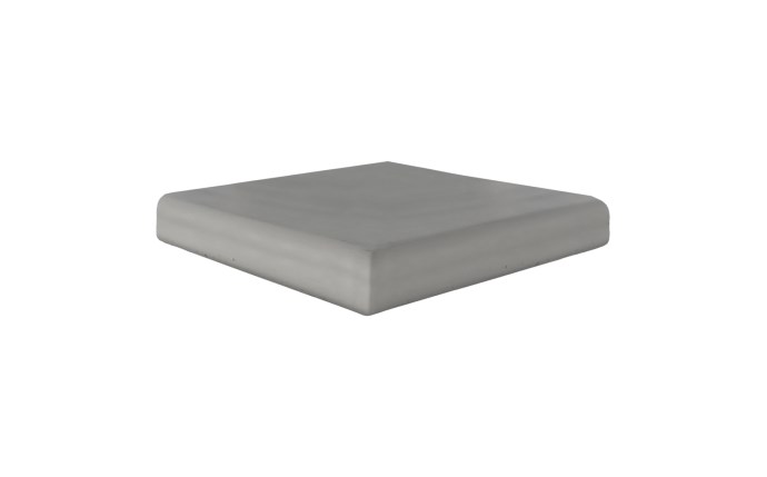 POOL360 | 24" x 12" x 2" Outside Corner Bullnose Coping Sandblast Charcoal