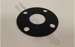 POOL360 | 3" White SCH 80 PVC Neoprene Flange Gasket
