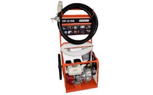 POOL360 | 2" 196cc Portable High-Pressure Fire Pump With Cart 126 GPM