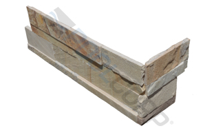 POOL360 | 6" x 24" Splitface Sandstone Ledger Corner Portland