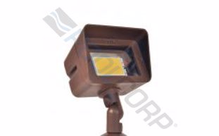 POOL360 | 12V Bronze Texture Cast Aluminum Flood Light with 4W LED Panel